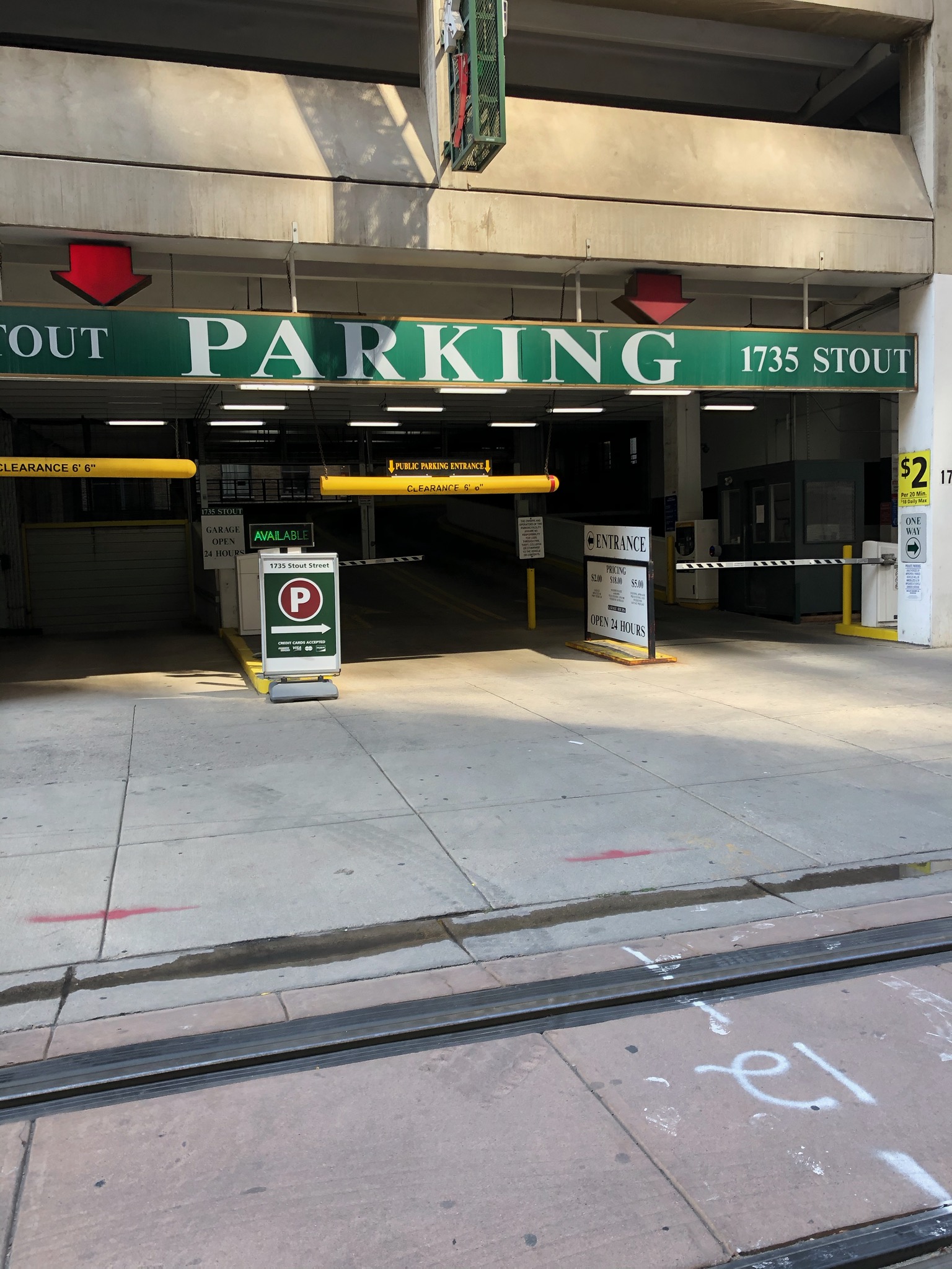 Parking for 1735 Stout - Garage | ParkChirp | Reserve Now!