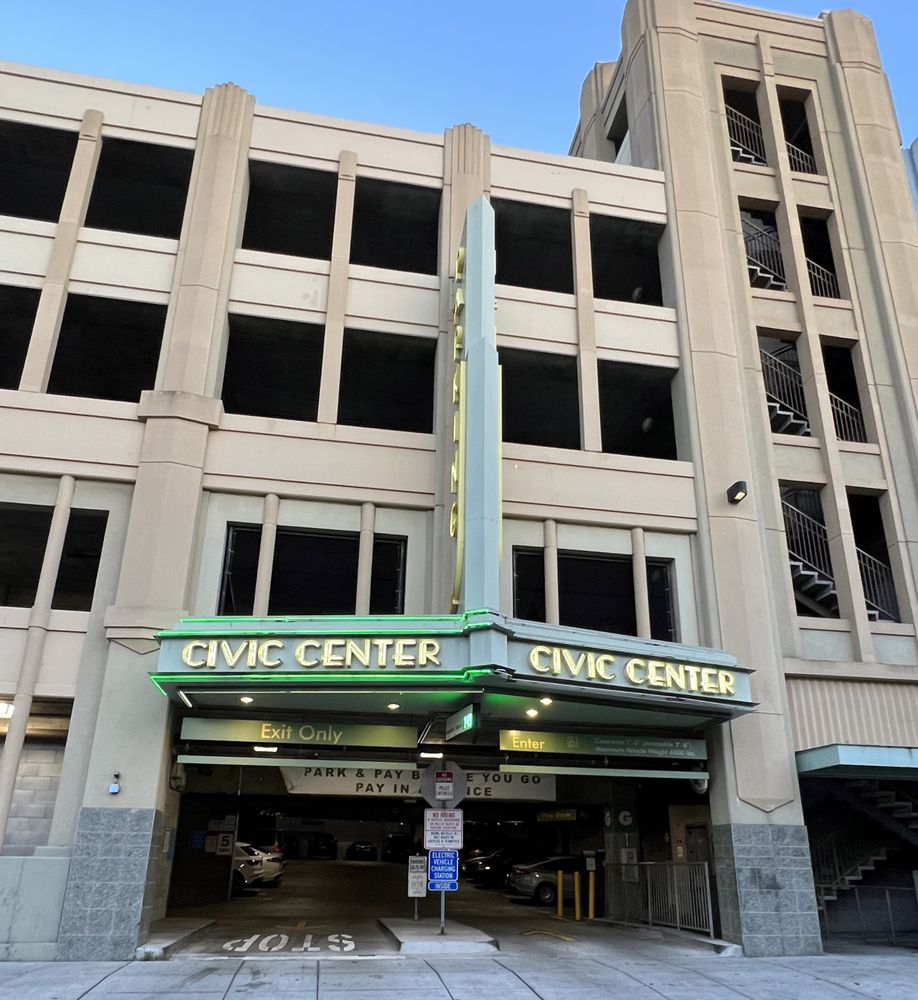 Parking for Civic Center Parking Structure | Alameda Parking | Parking ...