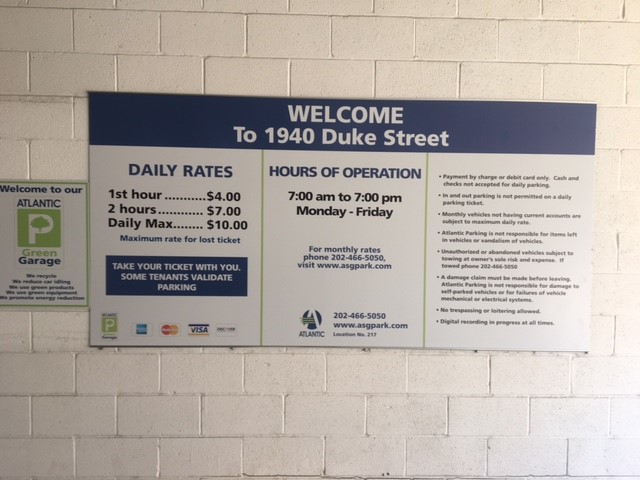 Parking for 1940 Duke Street | Atlantic Services Group | Find cheap ...